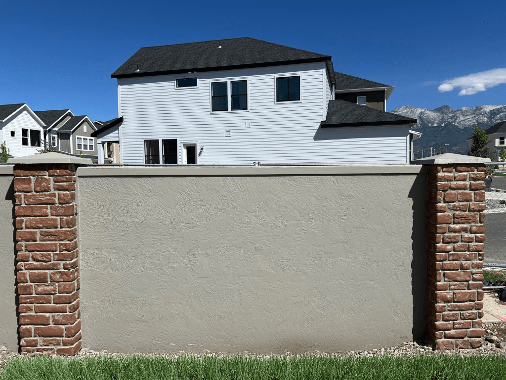 Stucco Fence - Olympus Precast